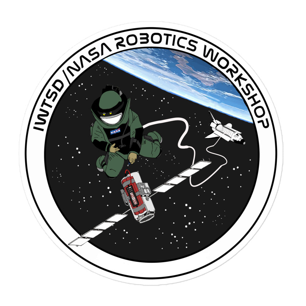 IWTSD/NASA Workshop Sticker – Red Wire Apparel